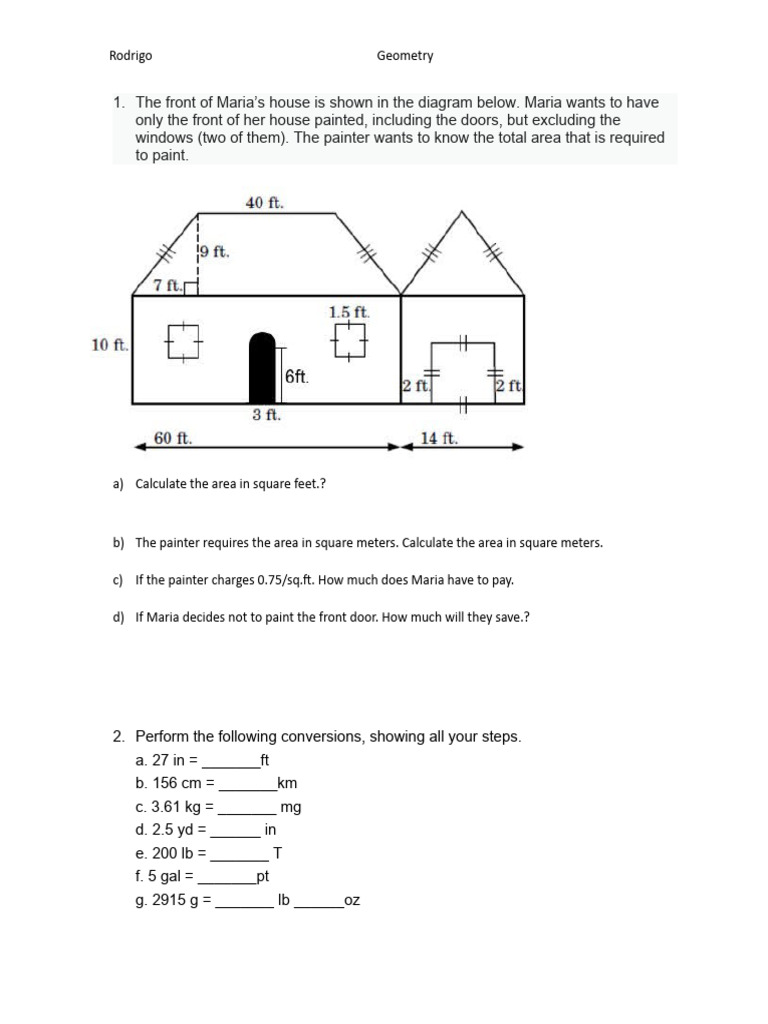 Geometry File MAP4C | PDF