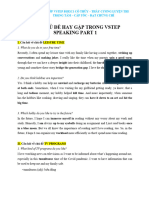 Vstep Speaking Part 2 Full | PDF | Movie Theater | Restaurants