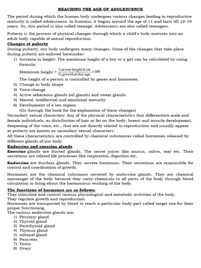 Understanding Adolescent Development | PDF