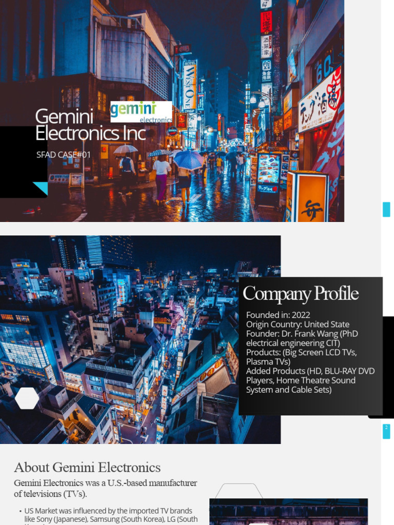 Gemini Electronics Inc: Sfad Case#01 | PDF | Balance Sheet | Equity ...