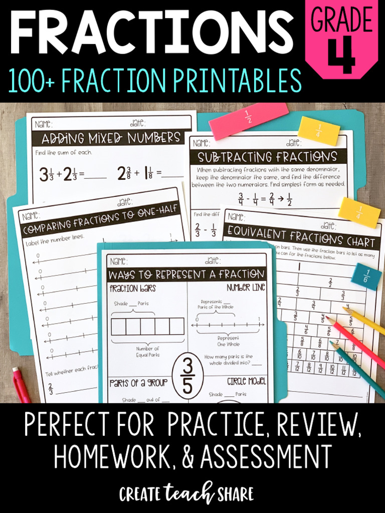 Fraction Printables | PDF