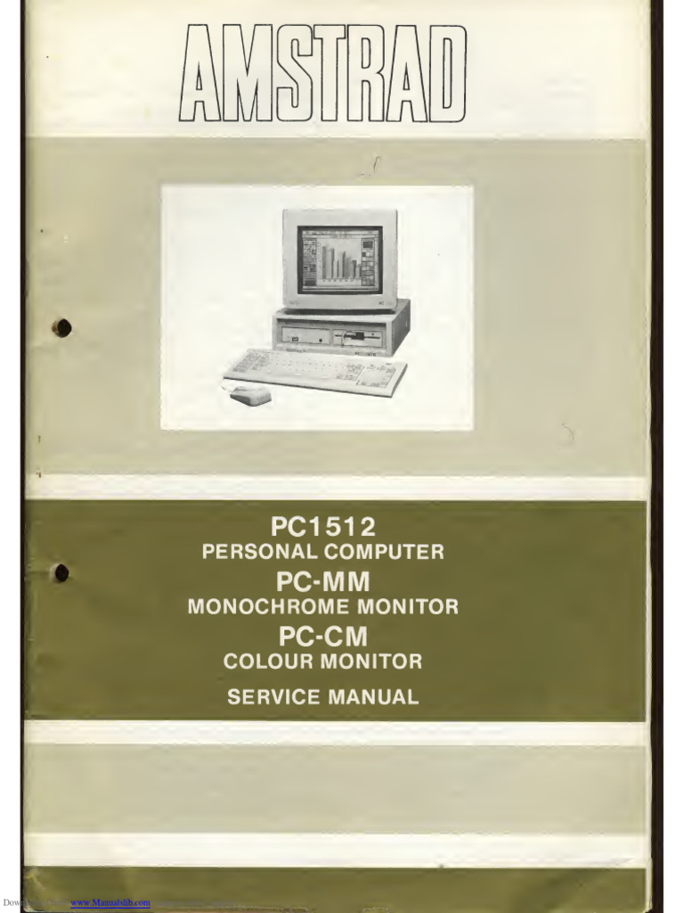 PC 1512 | PDF | Floppy Disk | Printed Circuit Board