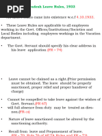 Earned Leave Surrender Application | PDF