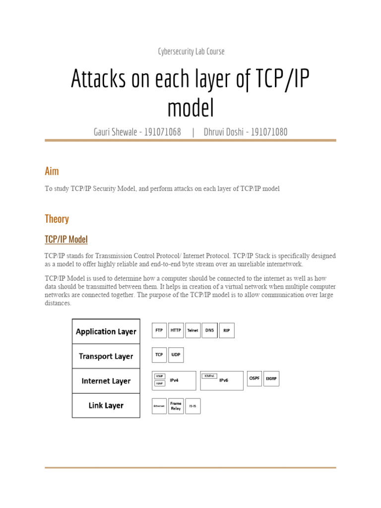 Cybersec Experiment | PDF