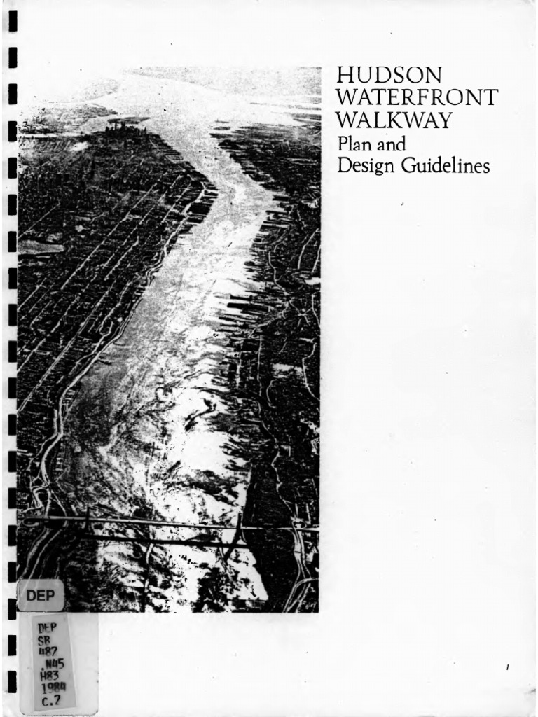 2008.074.0004 REF Hudson Waterfront Walkway Plan&Design Guidelines 1984 | PDF
