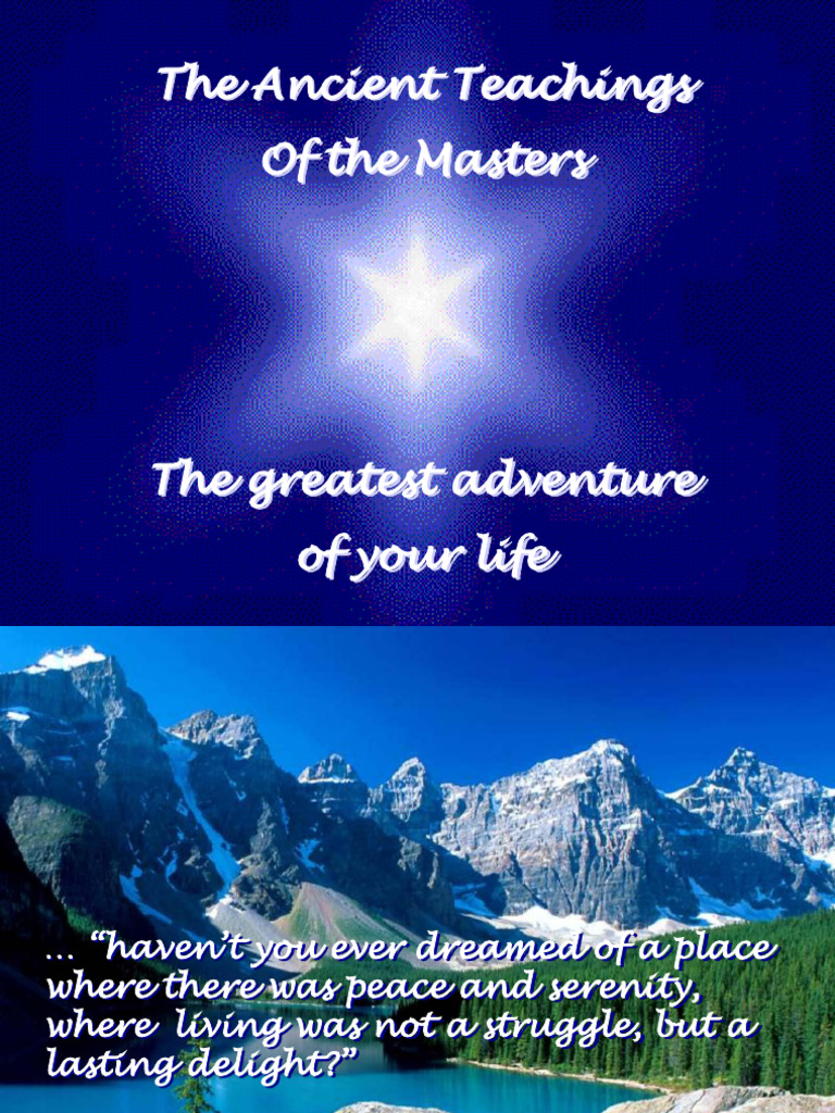 The Ancient Teachings of The Masters | PDF | Soul | Love