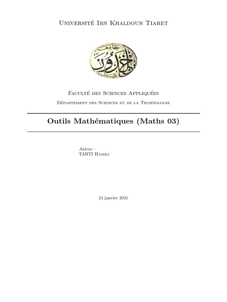 Intégrales doubles et triples en maths | PDF | Intégral | Mathématiques