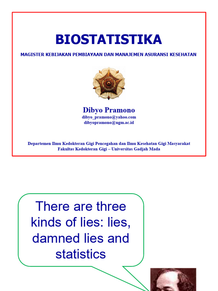 Microsoft PowerPoint - Introduction To Biostatistics MAK 2023 - Print - Introduction To ...