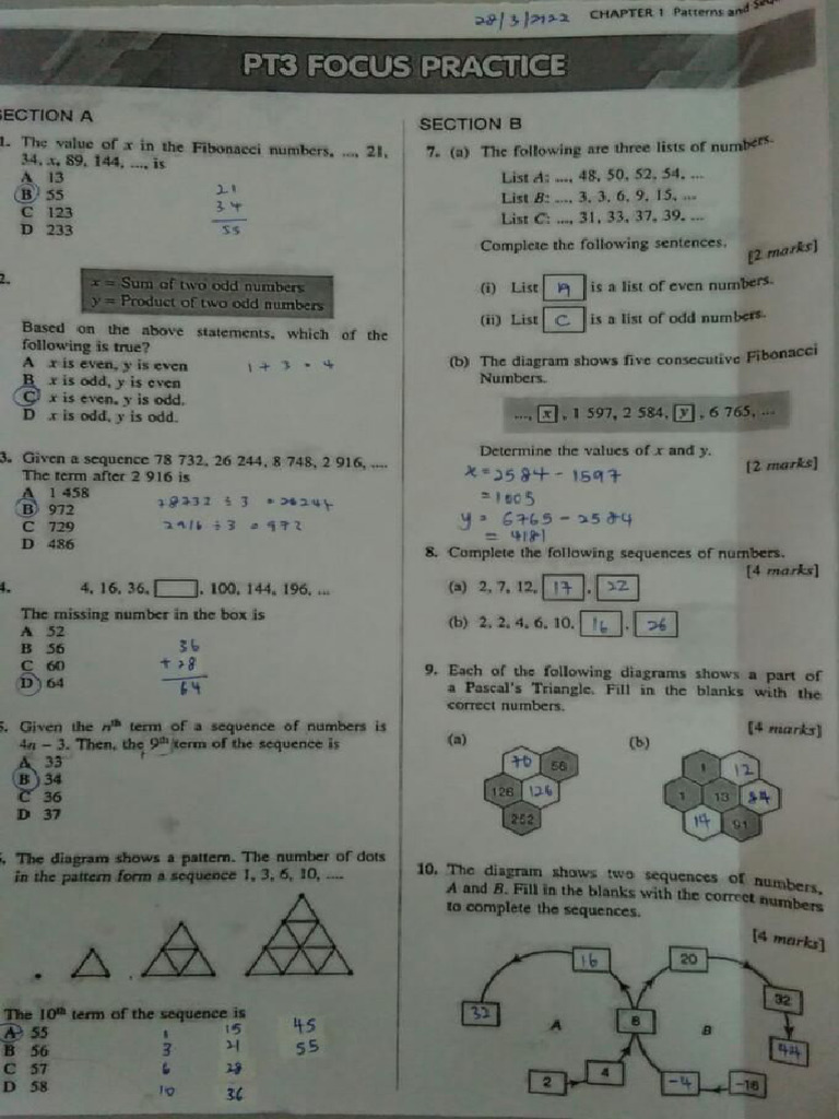 Form 2 Chap 1 | PDF