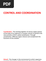 Class 10 Science - Biology Chapter 2 Control and Coordination | PDF | Nervous System | Central ...