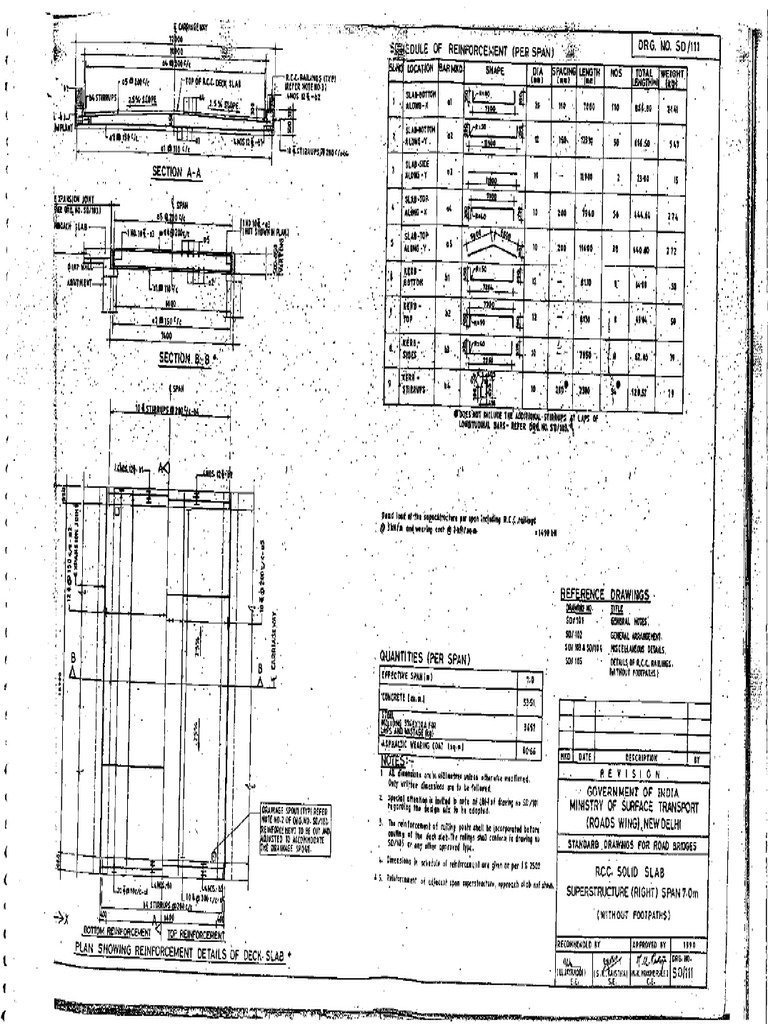 Solid Slab Morth Drawing 7 M | PDF