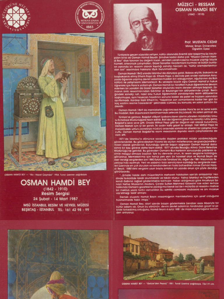 Osman Hamdi Bey: Prof. Mustafa Cezar | PDF