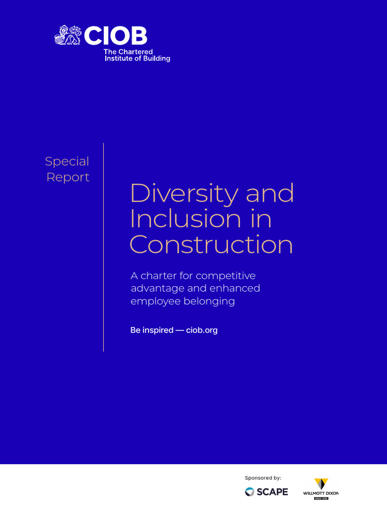 CIOB Special Report Diversity and Inclusion in Construction - 1 | PDF ...