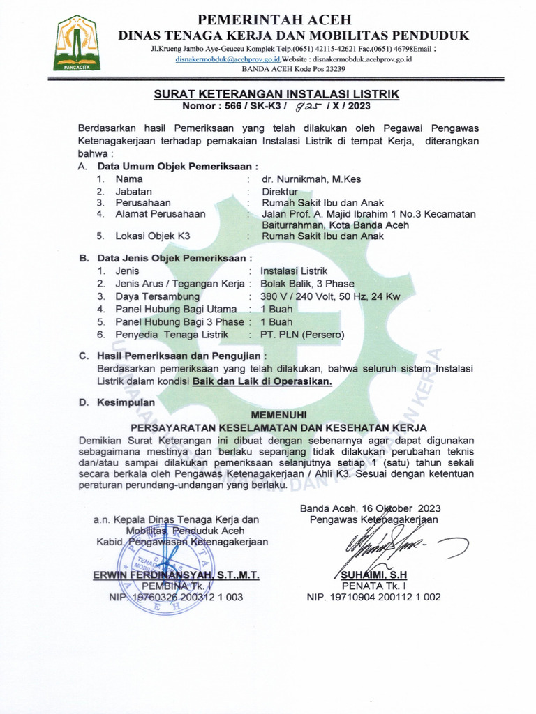 Suket Instalasi Listrik | PDF