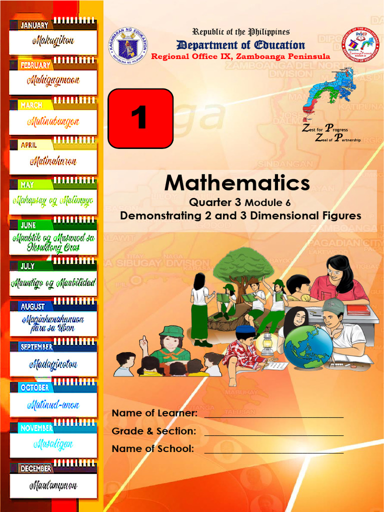 Math 1 Module 6 Final | PDF | Shape | Sphere