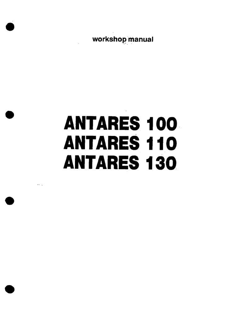 Same Antares 100 130 | PDF