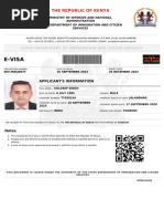 Malaysia eVISA Certificate - VIJAY | PDF