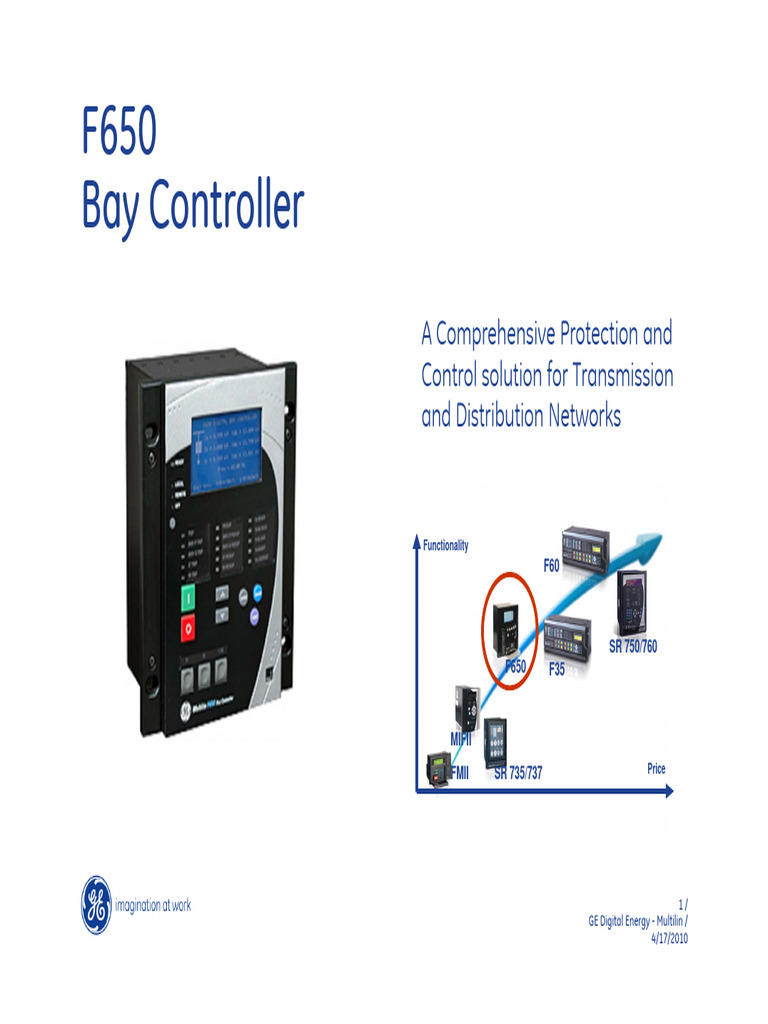 F650 Bay Controller: A Comprehensive Protection and Control Solution For Transmission and ...