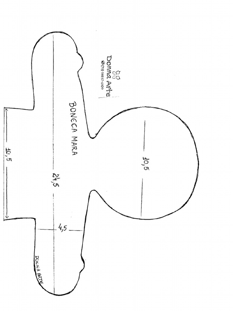 Molde Boneca | PDF