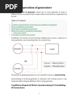 Parallel Operation of Synchronous Generators | PDF | Ac Power ...