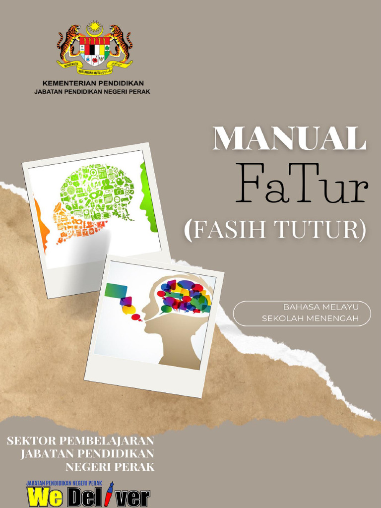 Manual Fasih Tutur (FaTur) Sekolah Menengah | PDF