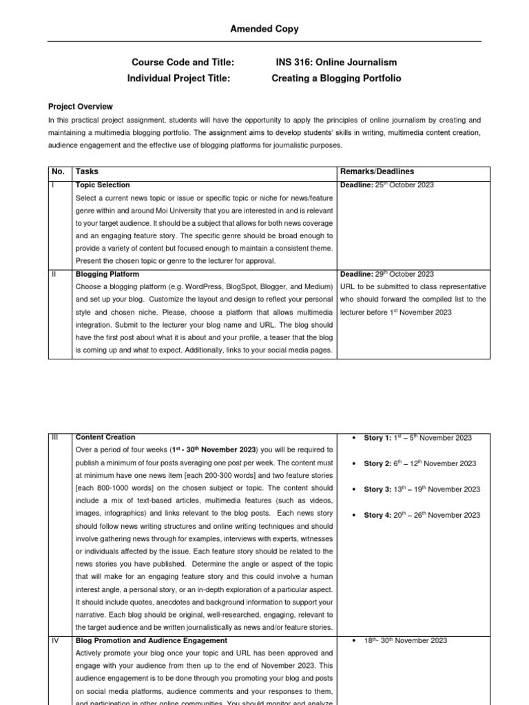 S2023-INS 316-2023.1 - Project | PDF | Blog | Multimedia