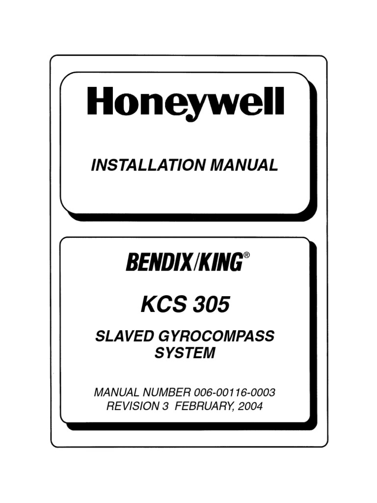 KCS 305 Inst. Manual | PDF