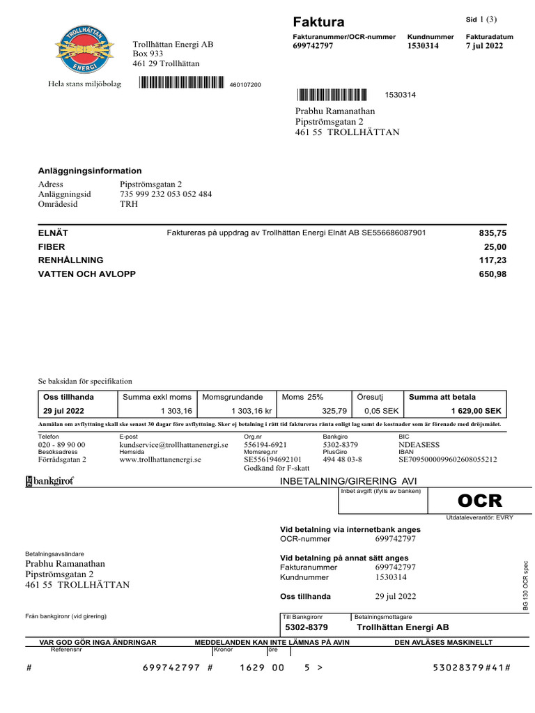 Faktura 699742797 | PDF