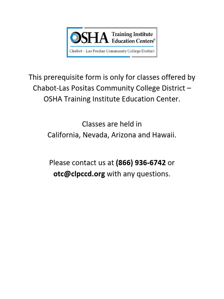 Prerequisite Verification Form 2021 | PDF | Occupational Hygiene | Occupational Safety And Health