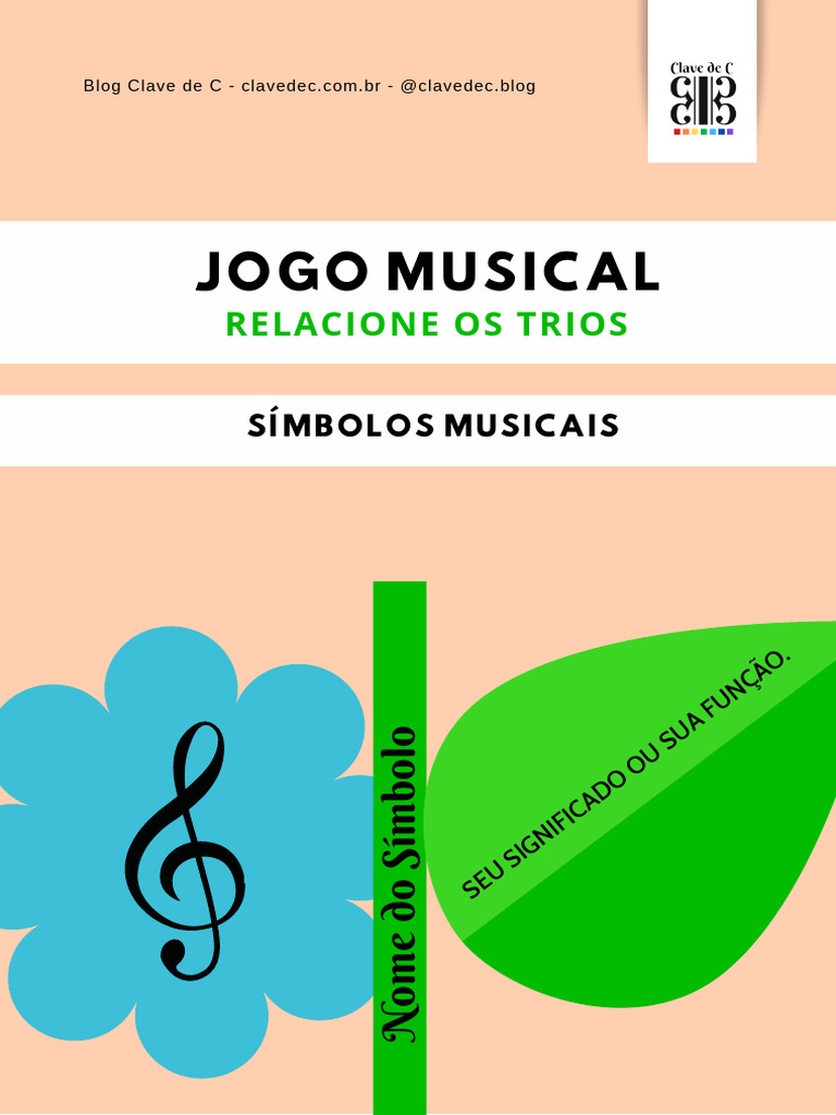 Significados de Símbolos Musicais | PDF | Componentes | Formas musicais