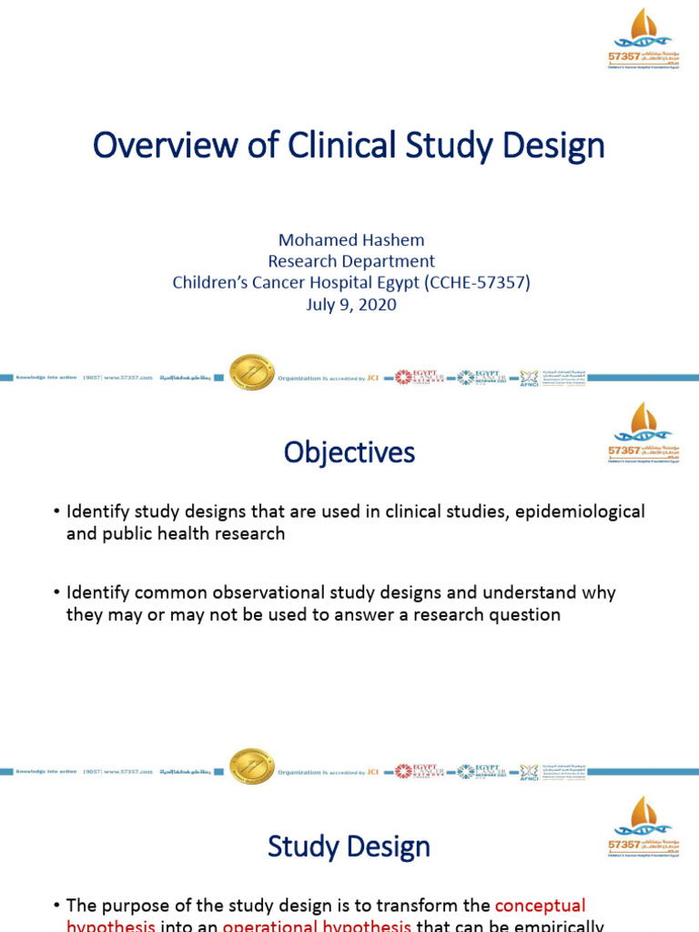 2-Overview of Clinical Study Design | PDF