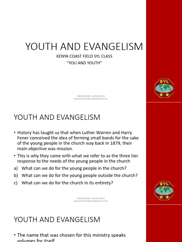 Youth Evangelism Strategies in SDA Ministry | PDF | Jesus | Seventh Day ...