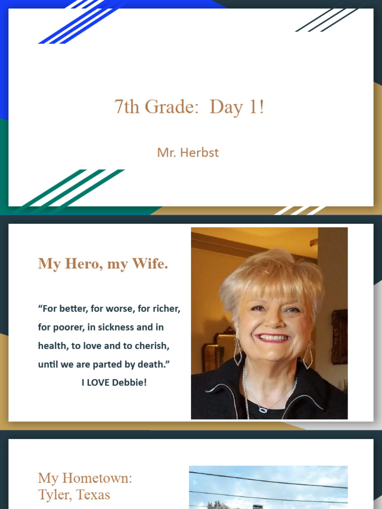 7th Grade - Day 1! | PDF