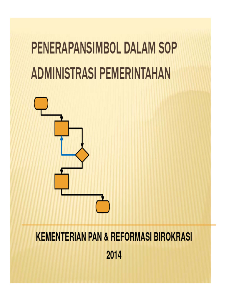 Simbol Flowchart dalam SOP Pemerintahan | PDF