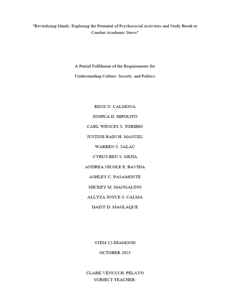 Ucsp Miniresearch | PDF | Data Analysis | Data