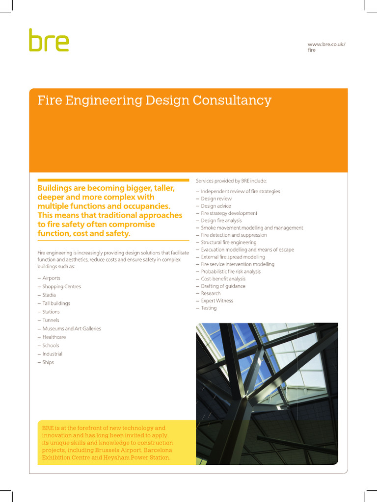 Fire Engineering Design Consultancy 300611 | PDF