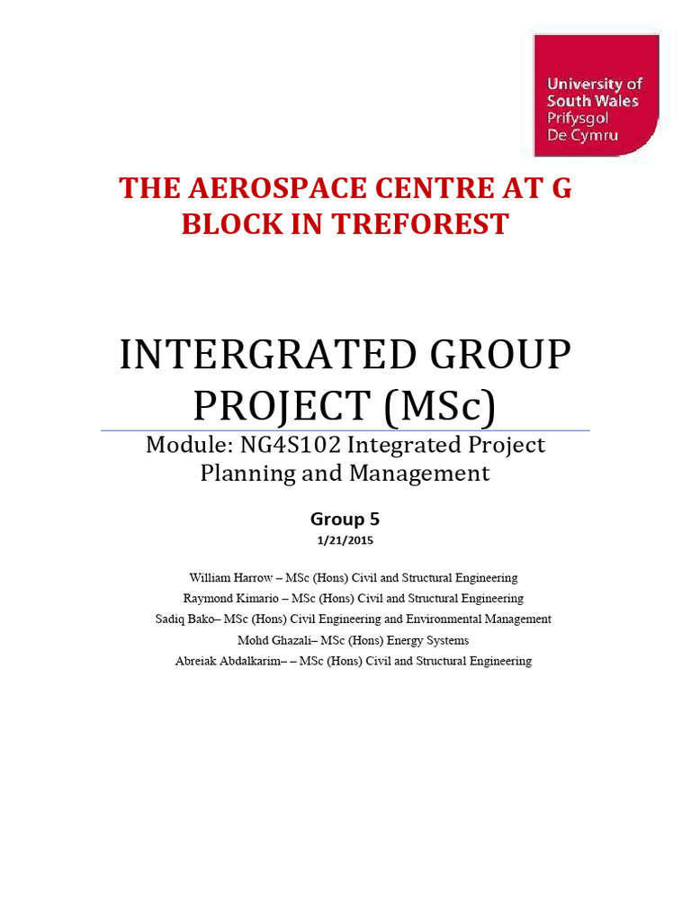 Intergrated Group Coursework (Group 5) FINAL | PDF