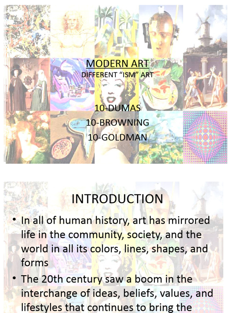 Ism of Art | PDF | Impressionism | Paintings