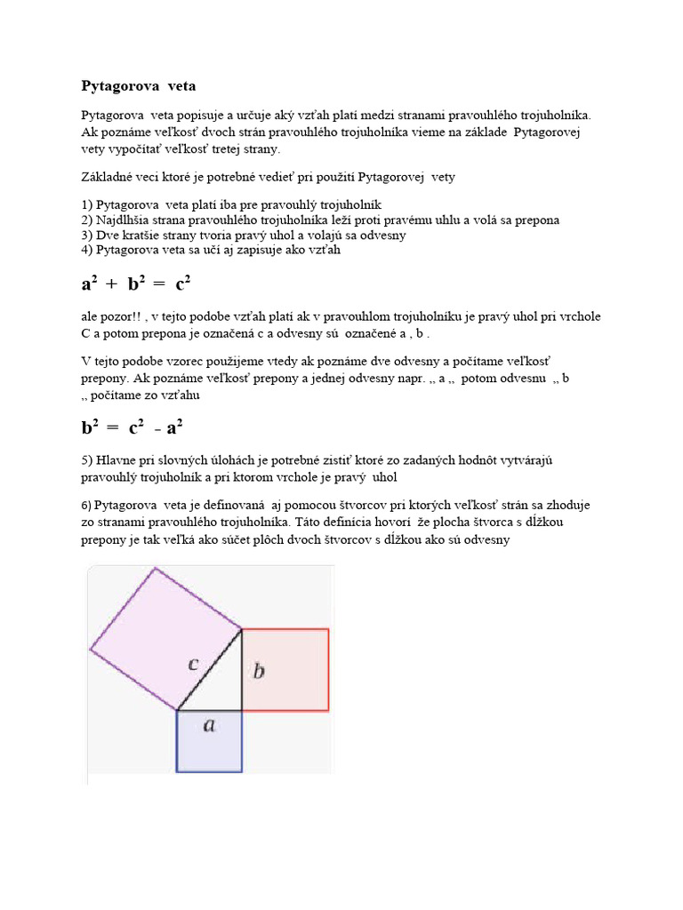 Pytagorova Veta | PDF