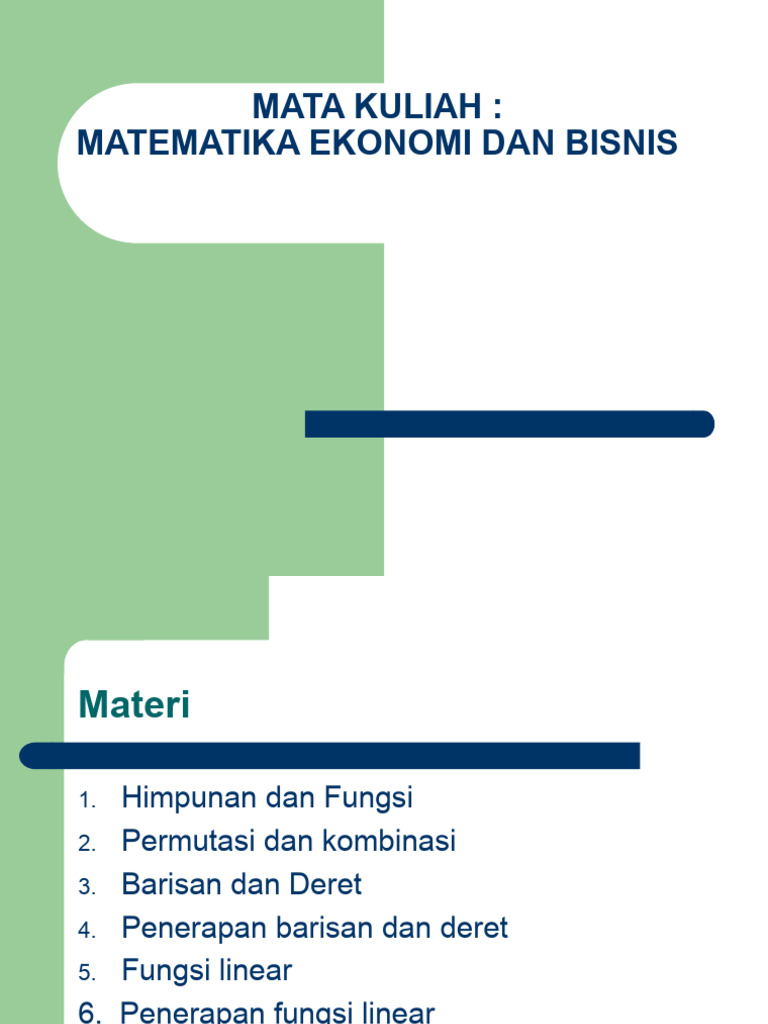 Matek 1 | PDF