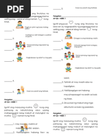 Filipino Grade3 Activity Sheets | PDF