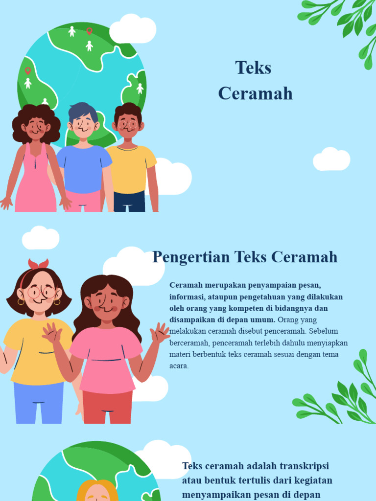 Teks Ceramah | PDF | Seni & Disiplin Bahasa | Sains & Matematika