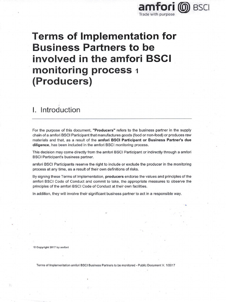 Amfori Bsci en - 20230918 - 0001 | PDF | Career & Growth | Finance ...