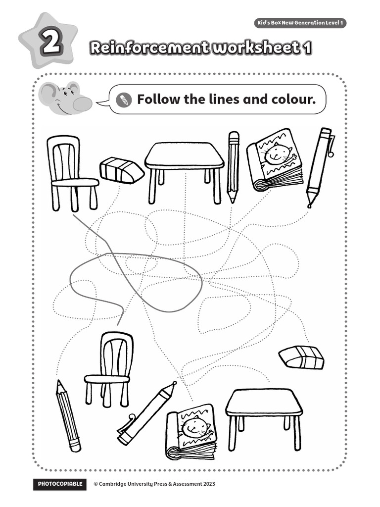 KBNGESS KidsBox - Level1 - Unit2 - Reinforcement - Worksheet - 1 | PDF