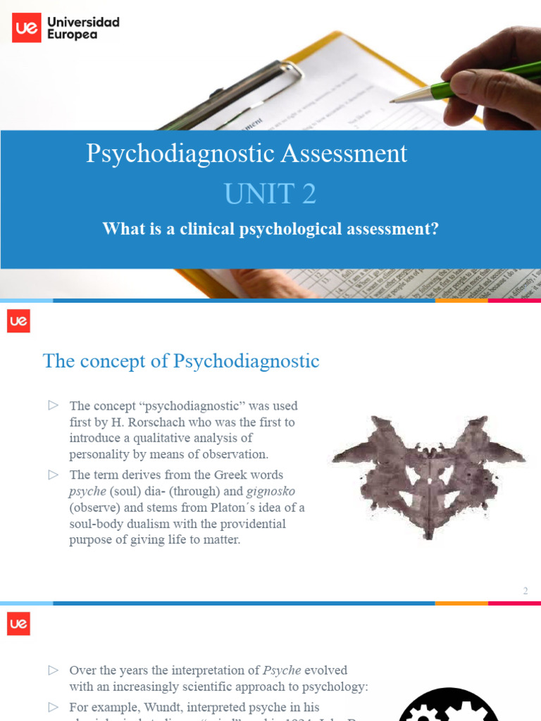 2 - What Is A Clinical Psychological Assessment | PDF | Psychology ...