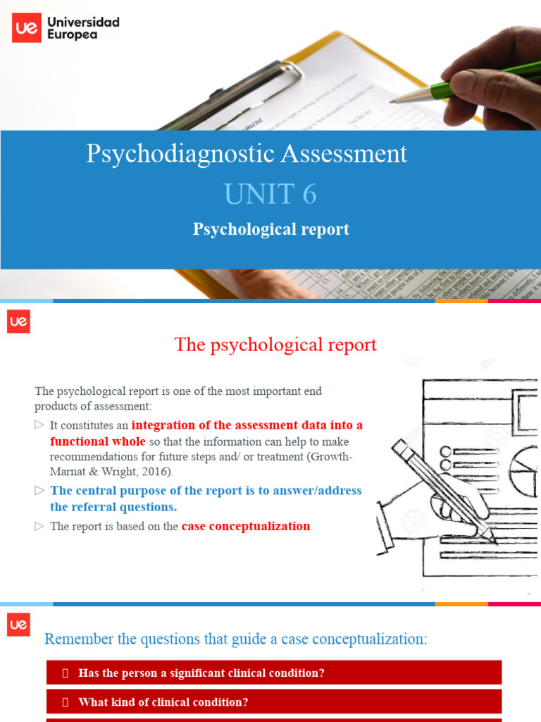 6 - Psychological Report | PDF | Medical Diagnosis | Mania