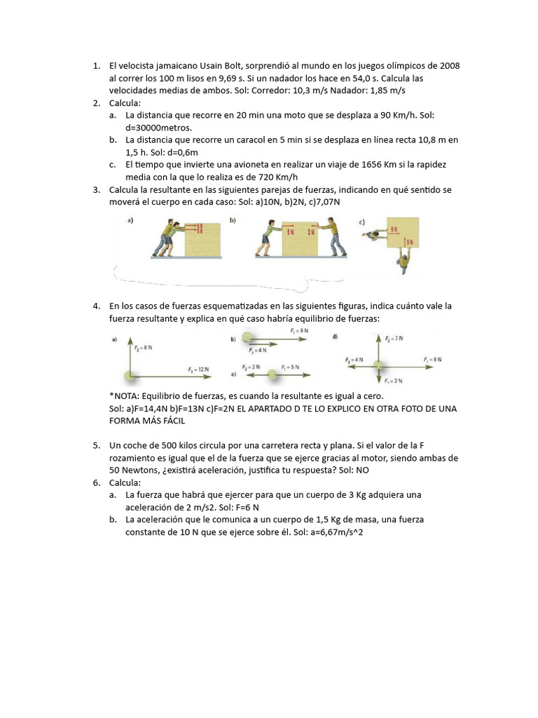 Ejercicios Practicar | PDF