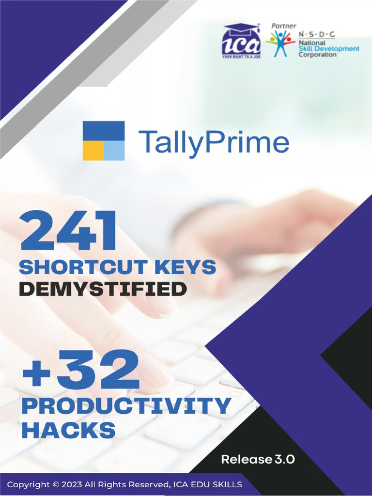 TallyPrime Shortcut Keys List | PDF | Keyboard Shortcut | Computer Keyboard