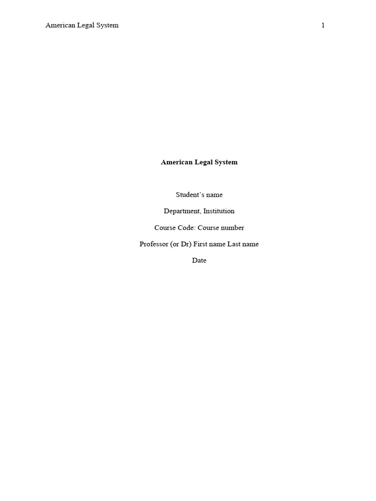 American Legal System - Edited | PDF | Gun Violence In The United ... American Legal System - Edited | PDF | Gun Violence In The United ...