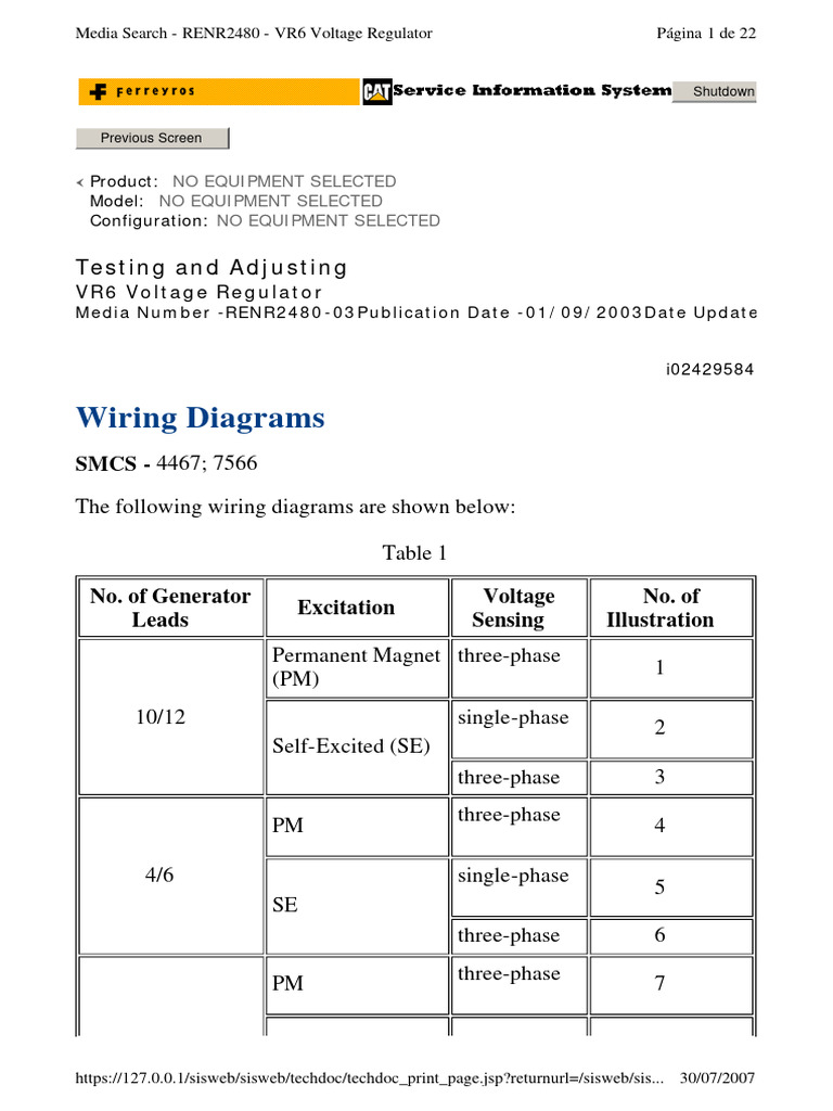 Diagramas De Conexion Vr6 Pdf Rectifier Electric Generator